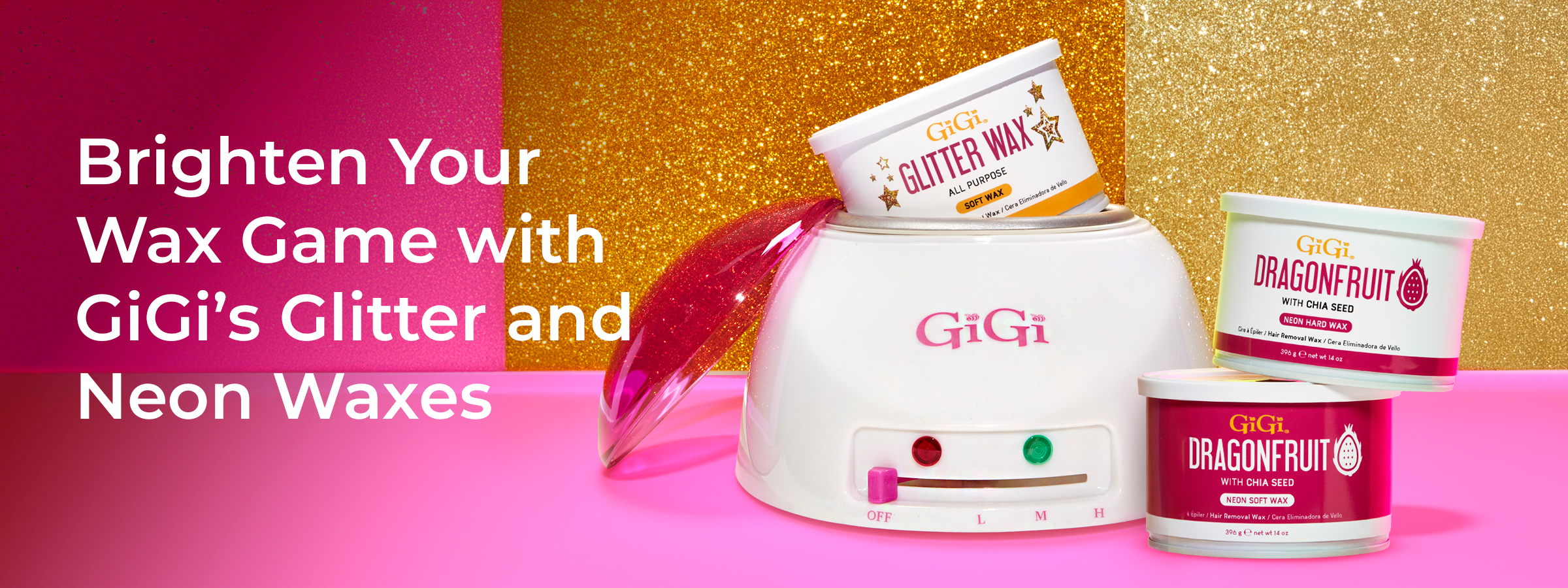 Brighten Your Wax Game with GiGi’s Glitter & Neon Waxes